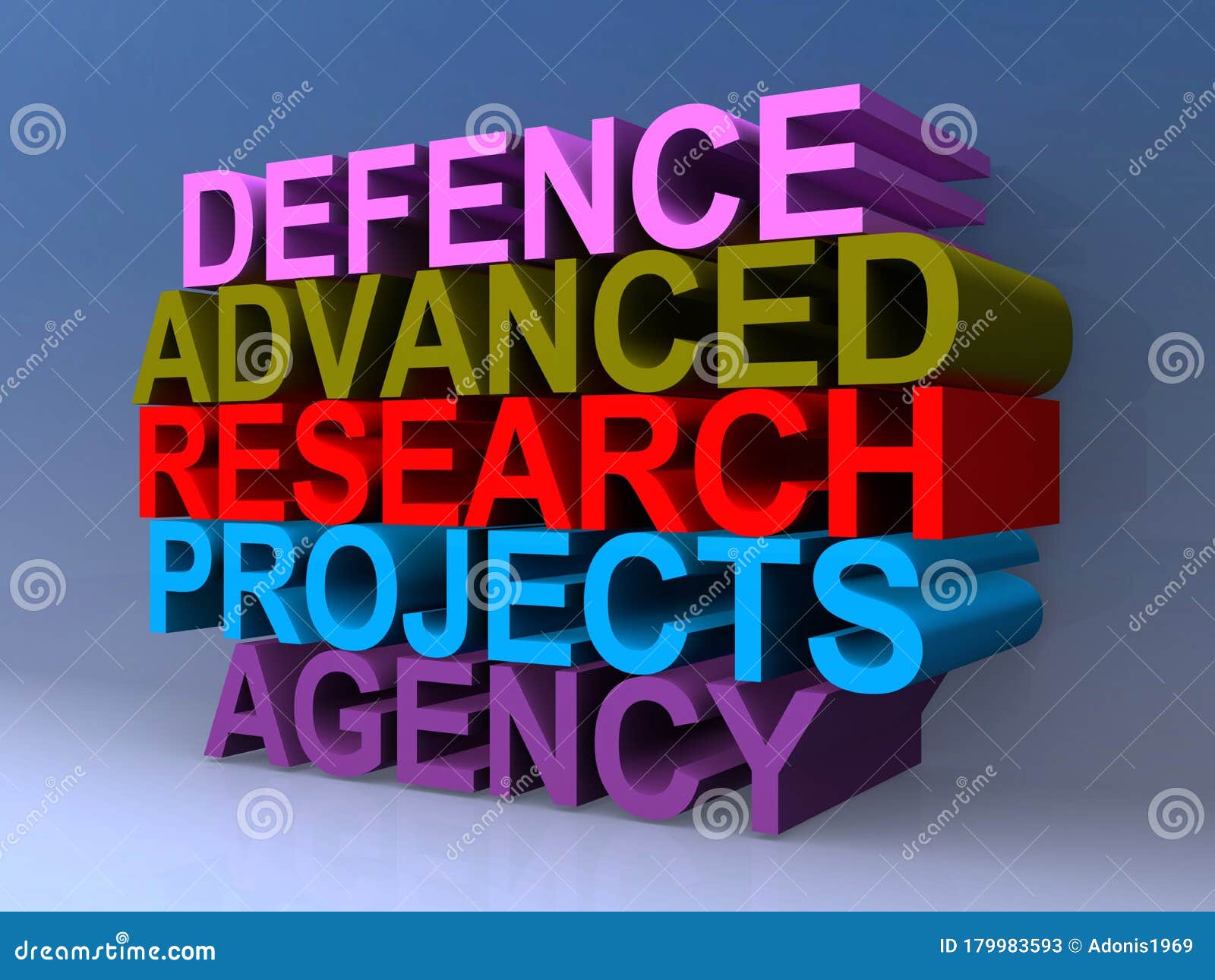 Defence Advanced Research Projects Agency Stock Illustration ...