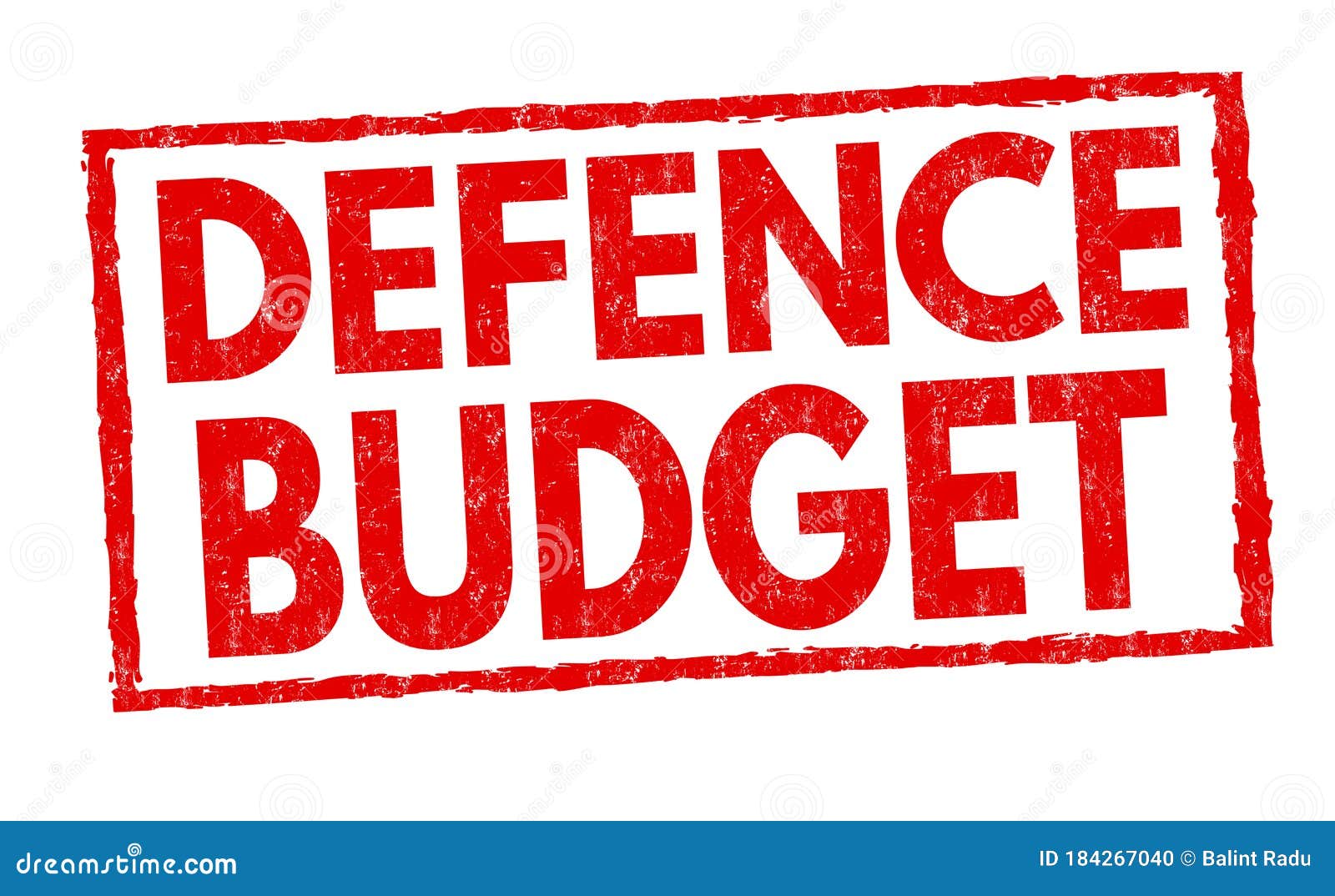 Defence Budget Sign or Stamp Stock Vector - Illustration of budget ...