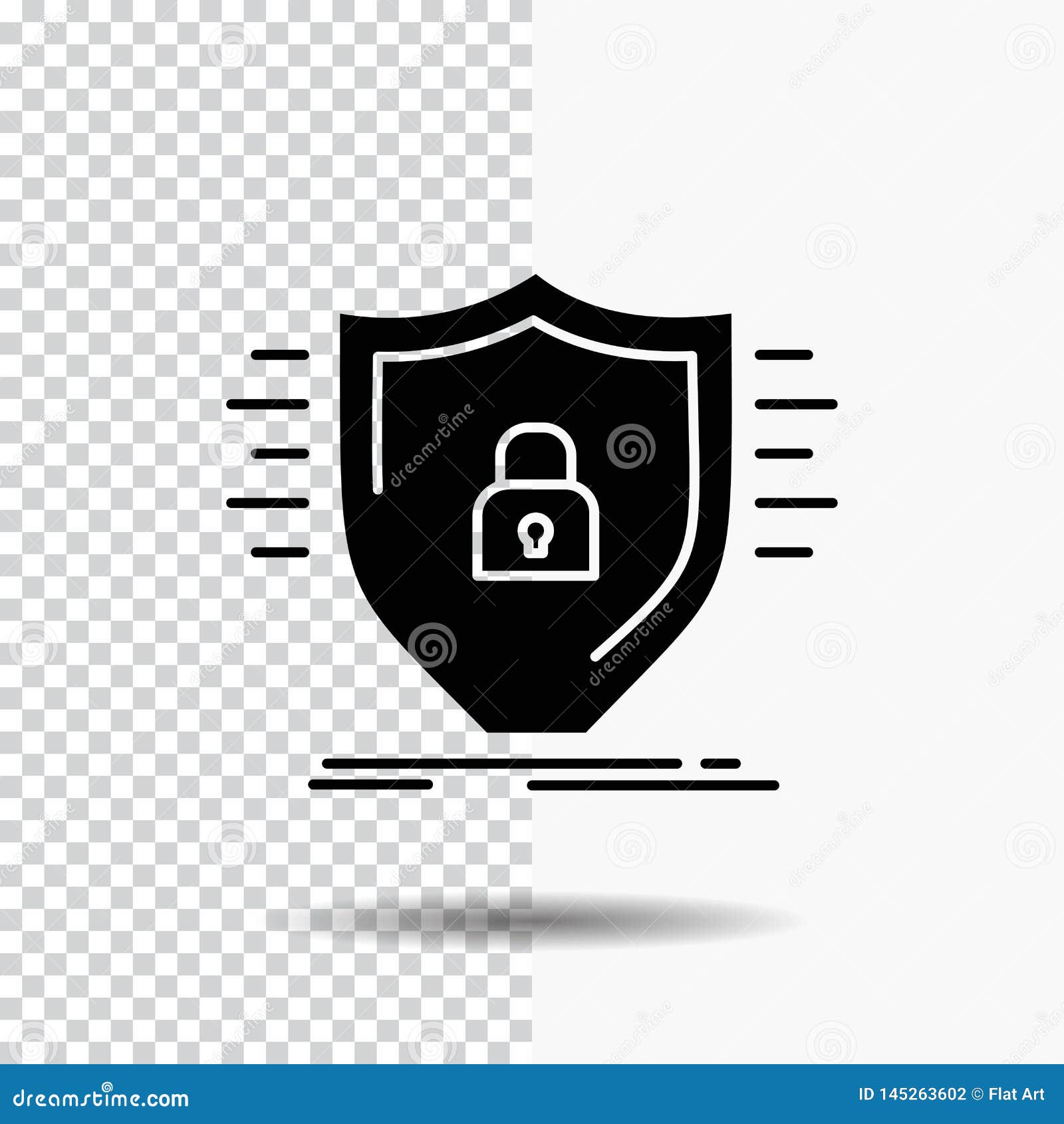 Defence, Firewall, Protection, Safety, Shield Line Icon On Transparent ...
