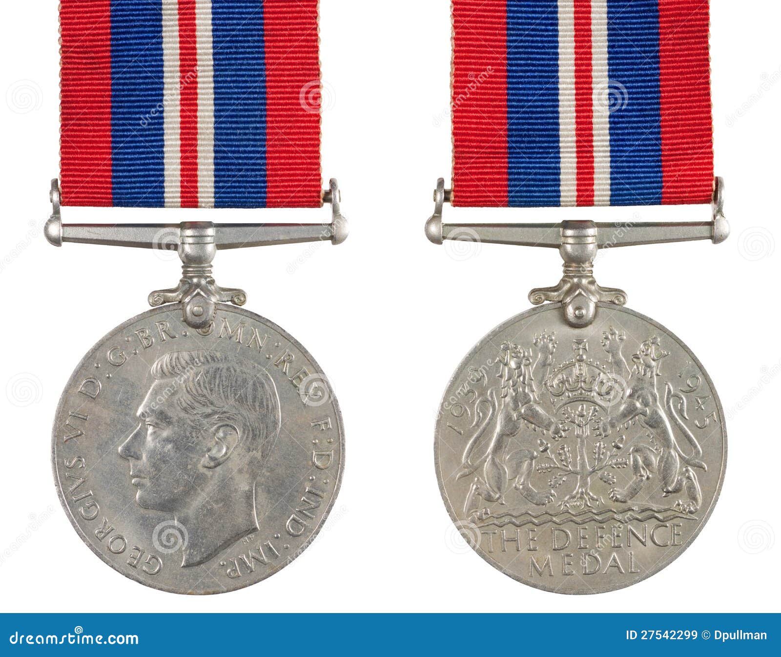 The Defence Medal stock image. Image of decoration, 1945 - 27542299