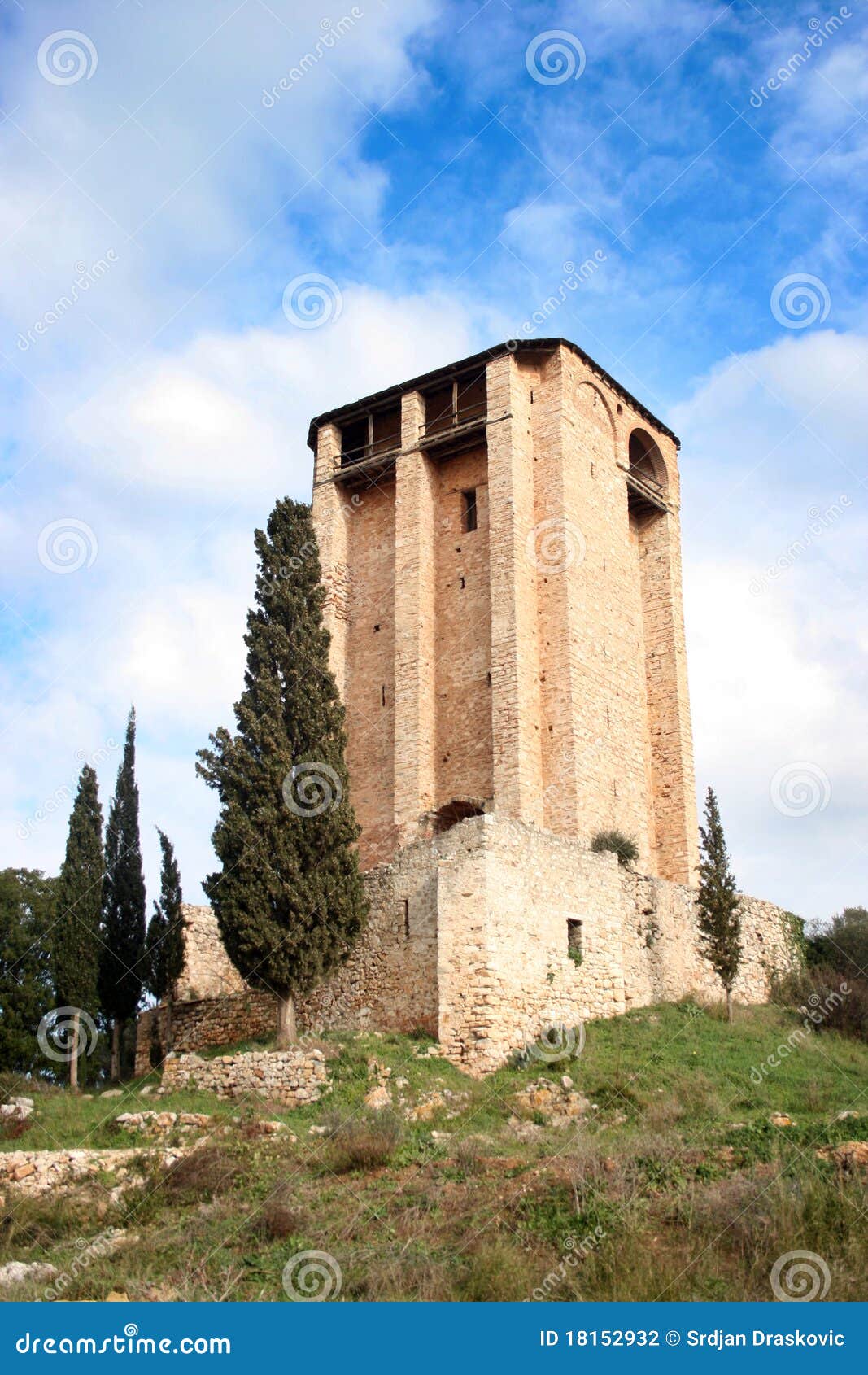 Defence tower stock photo. Image of history, antique - 18152932