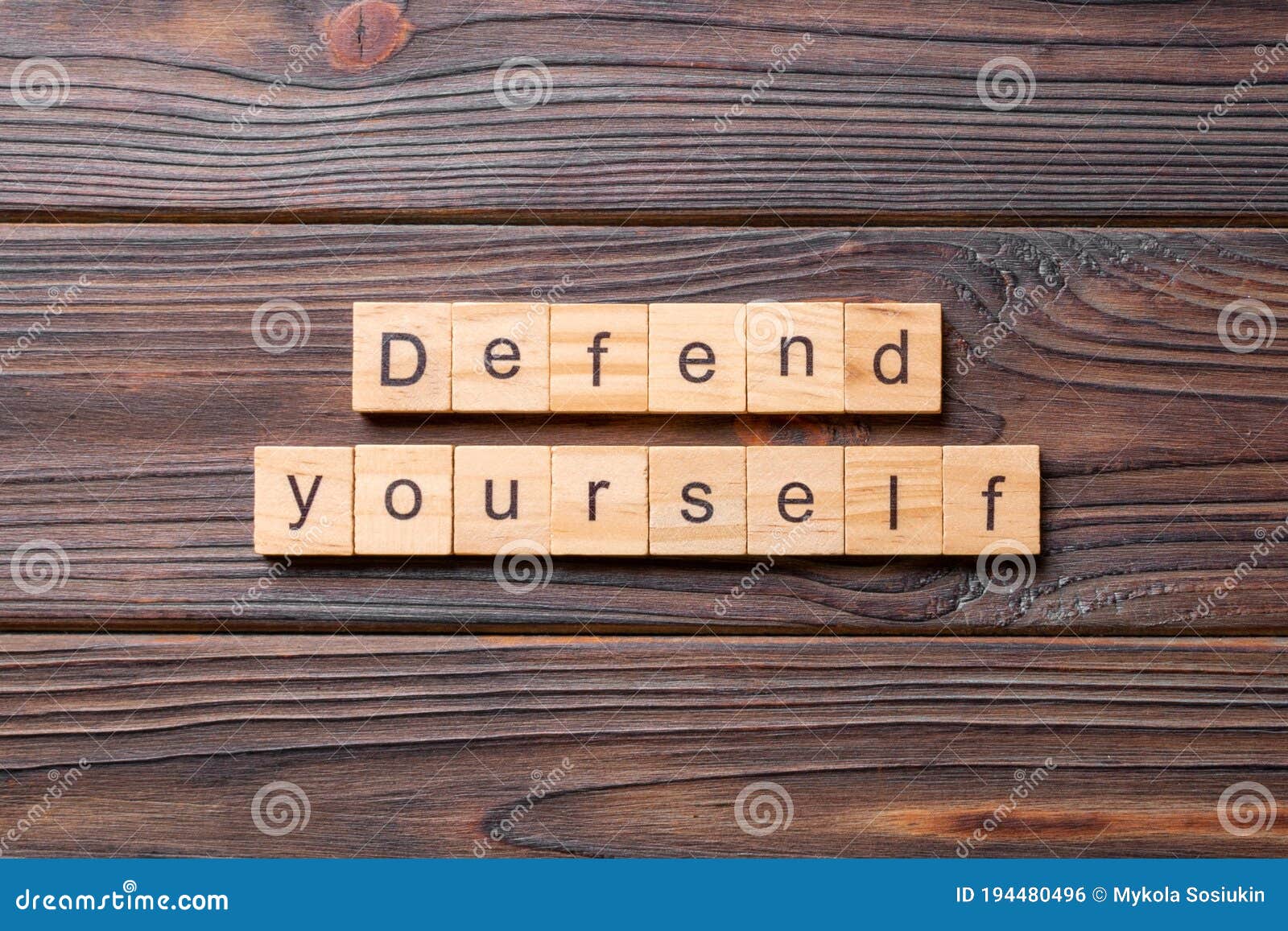 Defend Yourself Word Written On Wood Block. Defend Yourself Text On ... Defend Yourself Word Written On Wood Block. Defend Yourself Text On ...