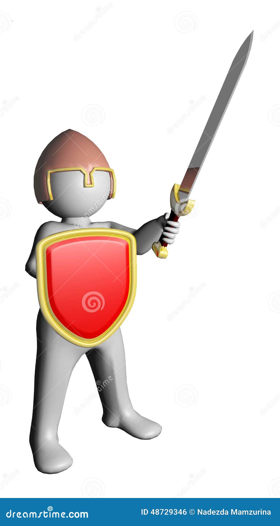 Defender stock illustration. Illustration of protect - 48729346