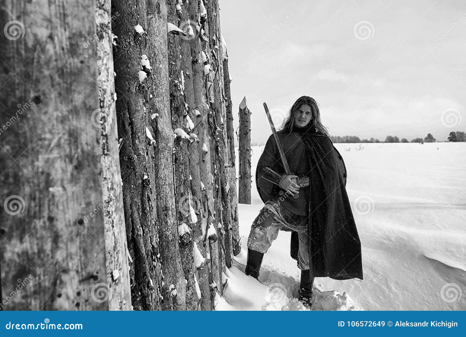 Defender the Young Warrior in Armor Stock Image - Image of ancient ...