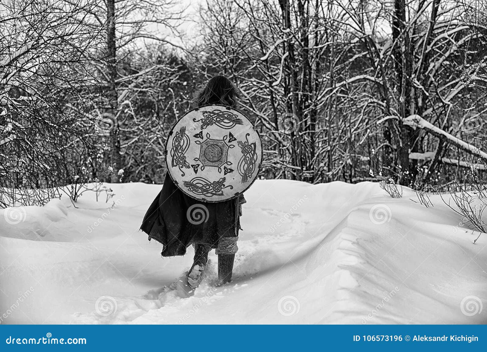 Defender the Young Warrior in Armor Stock Photo - Image of iron ...
