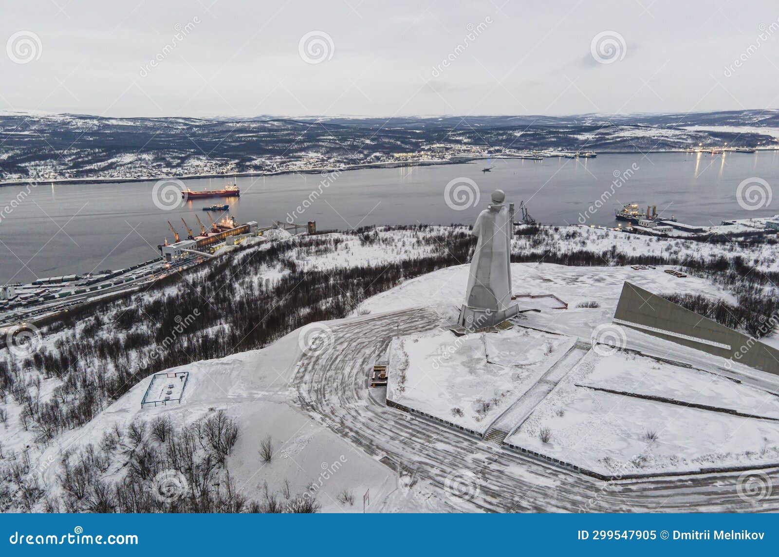 Defenders of the Soviet Arctic Monument in Murmansk Stock Image - Image ...