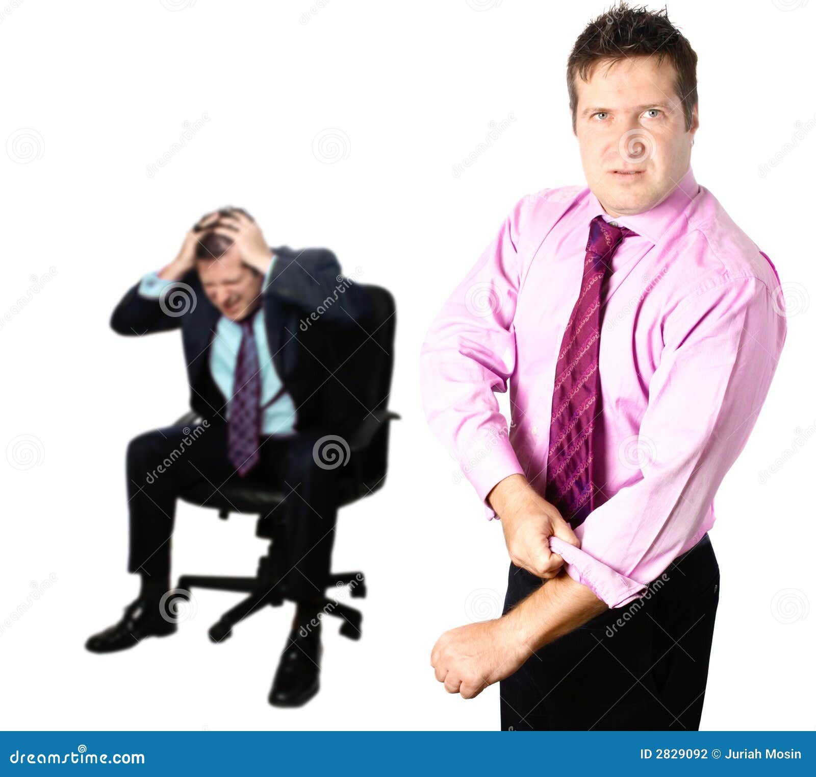 Defending businessman stock photo. Image of fighter, adrenaline - 2829092