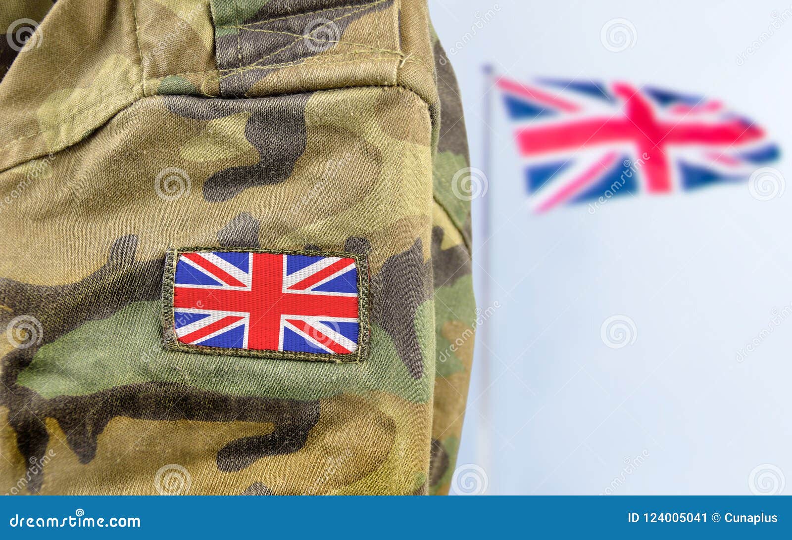 The defending UK stock image. Image of lapel, camouflage - 124005041