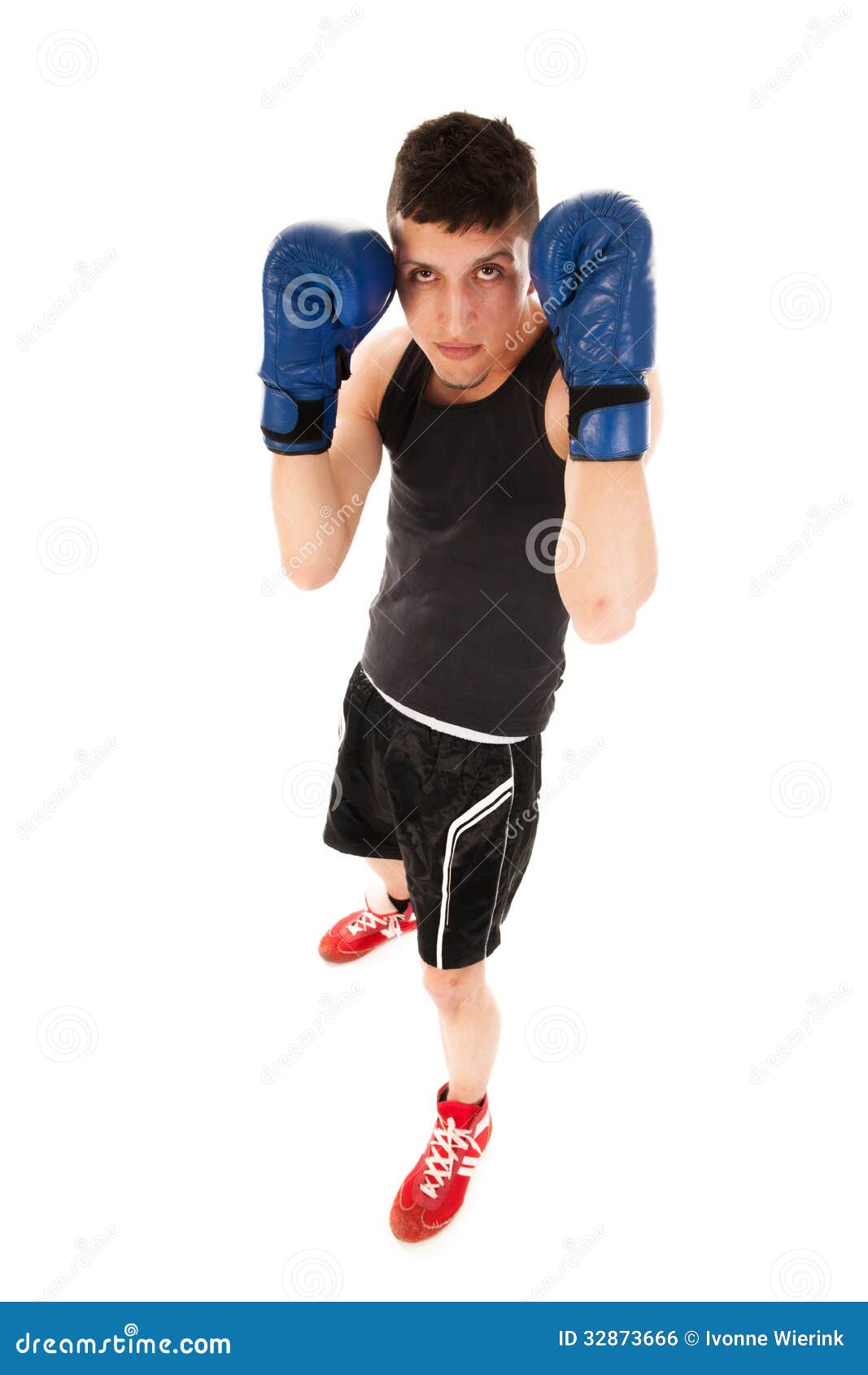 Defensa del boxeo foto de archivo. Imagen de zapatos - 32873666