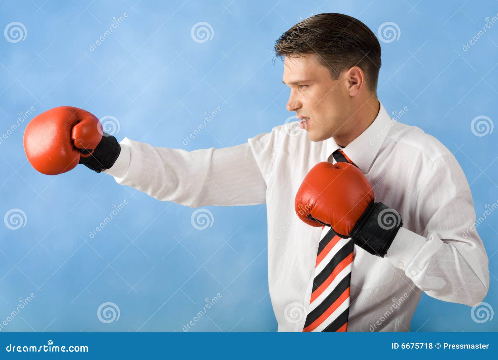 Defense stock photo. Image of fighting, male, blue, boxing - 6675718