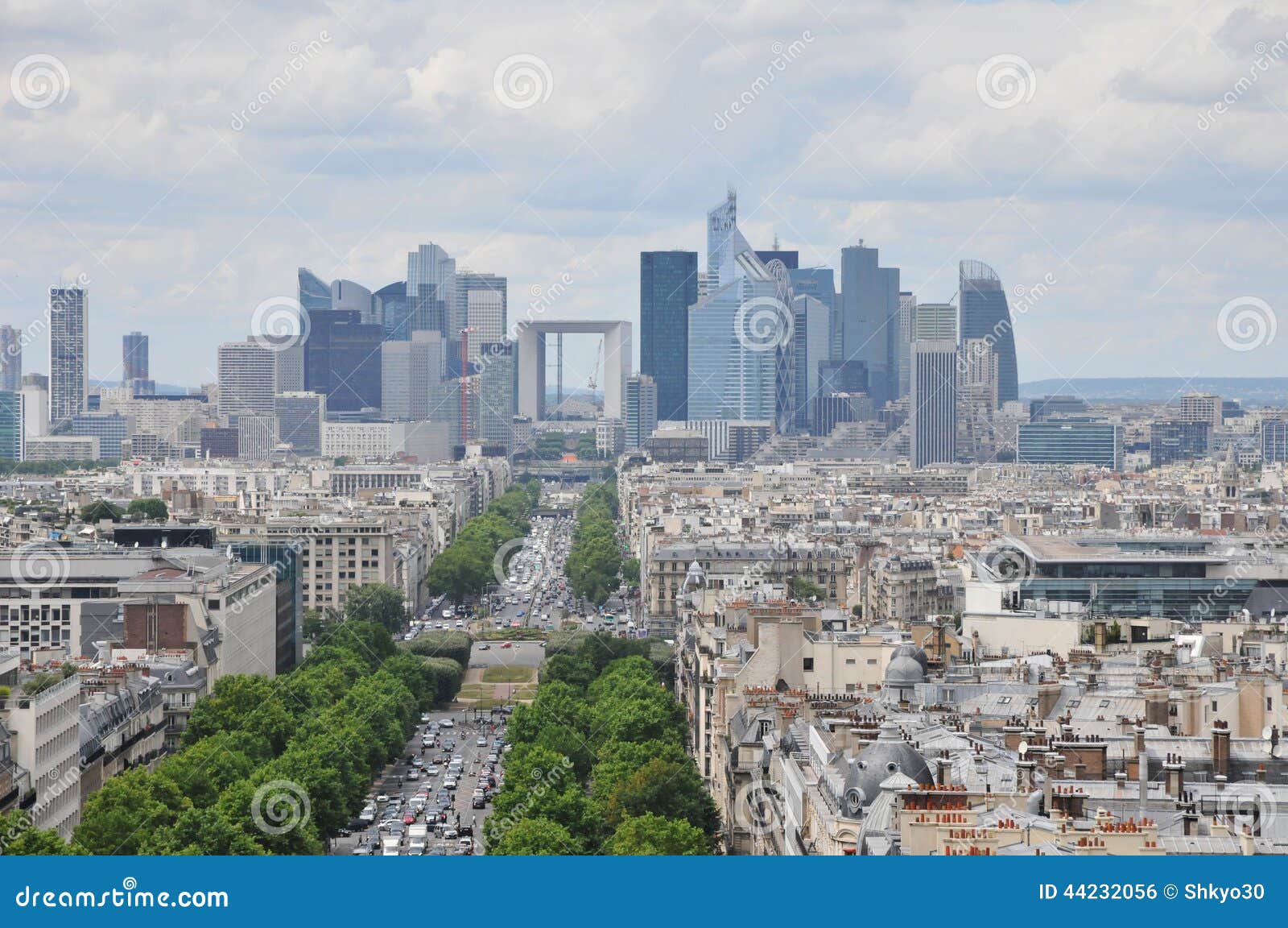 Defense Buildings in Paris stock photo. Image of height - 44232056