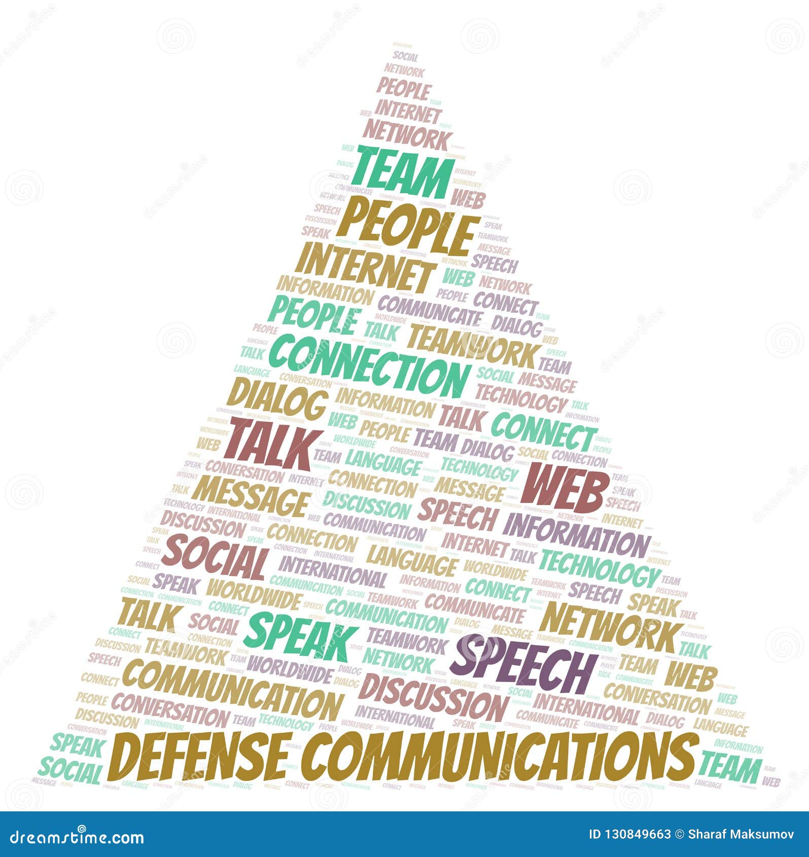 Defense Communications Word Cloud. Stock Illustration - Illustration of ...