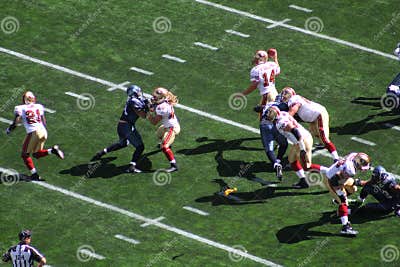 Defense football editorial photography. Image of american - 6407302