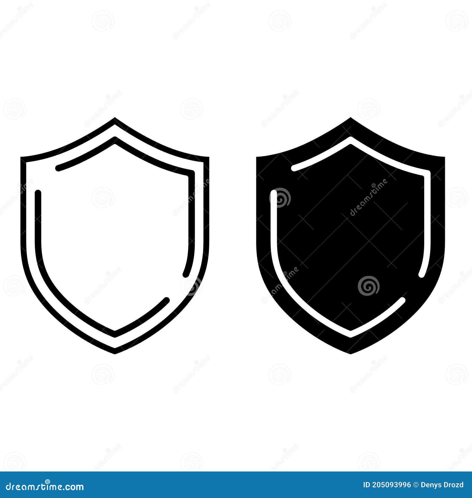 Defense Icon Vector Set. Computer Security Illustration Sign Collection ...