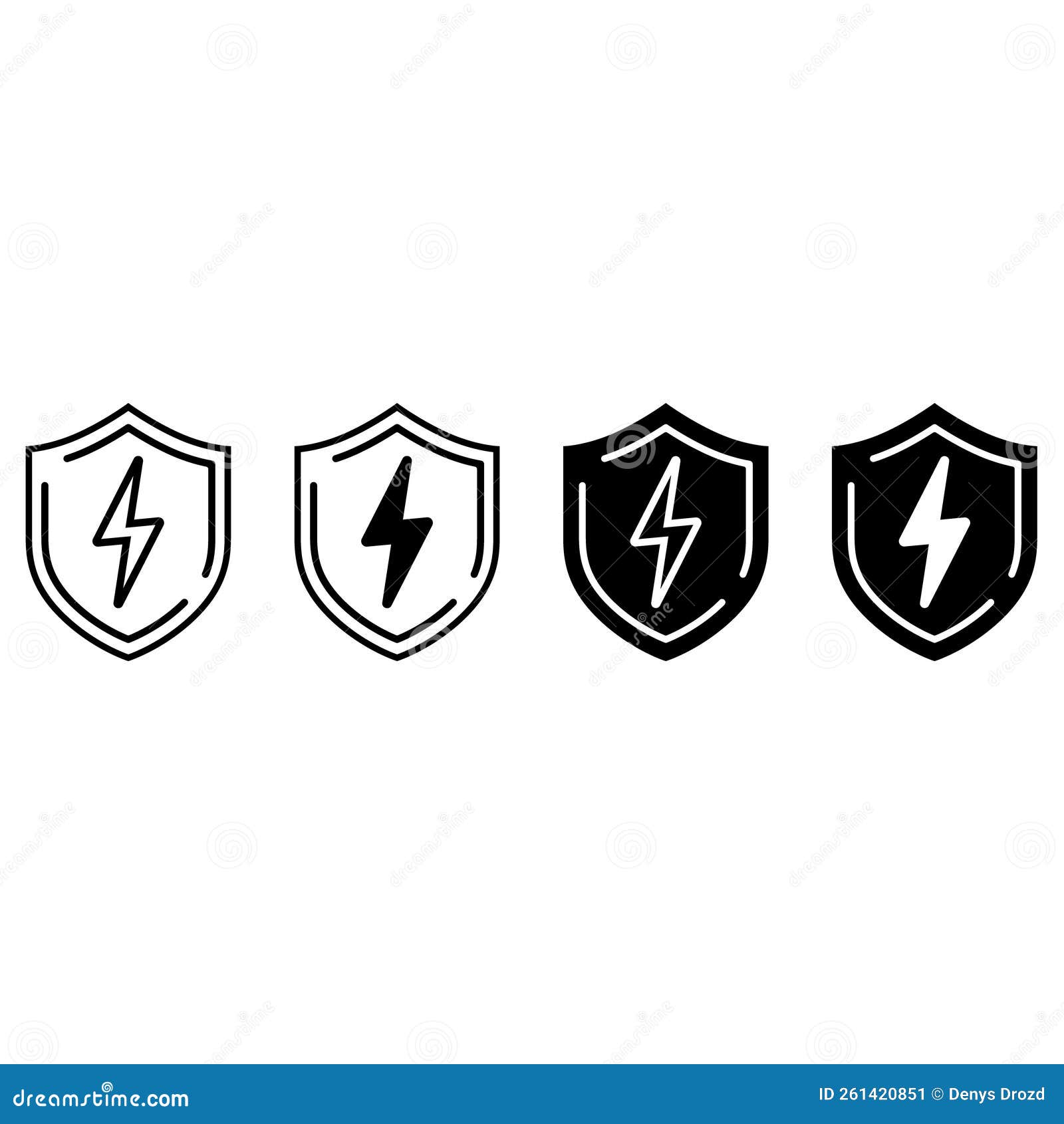 Defense Icon Vector Set. Computer Security Illustration Sign Collection ...