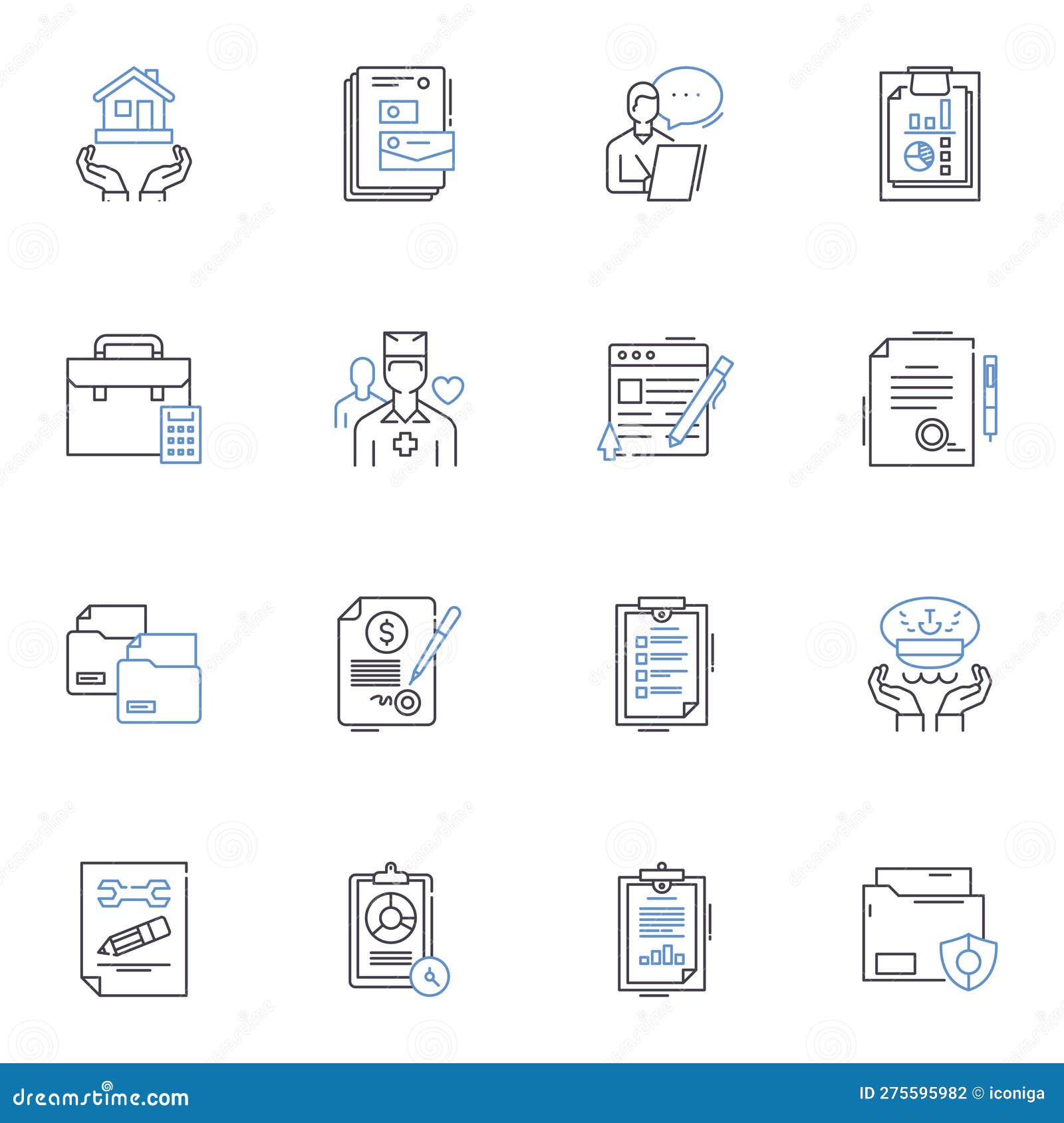 Defense Mechanism Line Icons Collection. Repression, Denial, Projection ... Defense Mechanism Line Icons Collection. Repression, Denial, Projection ...