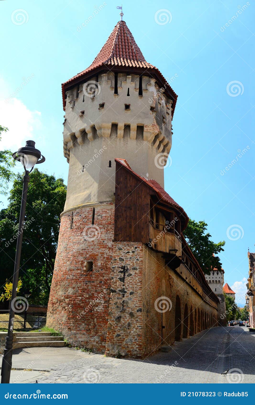 Defense Tower stock image. Image of beautiful, blue, country - 21078323