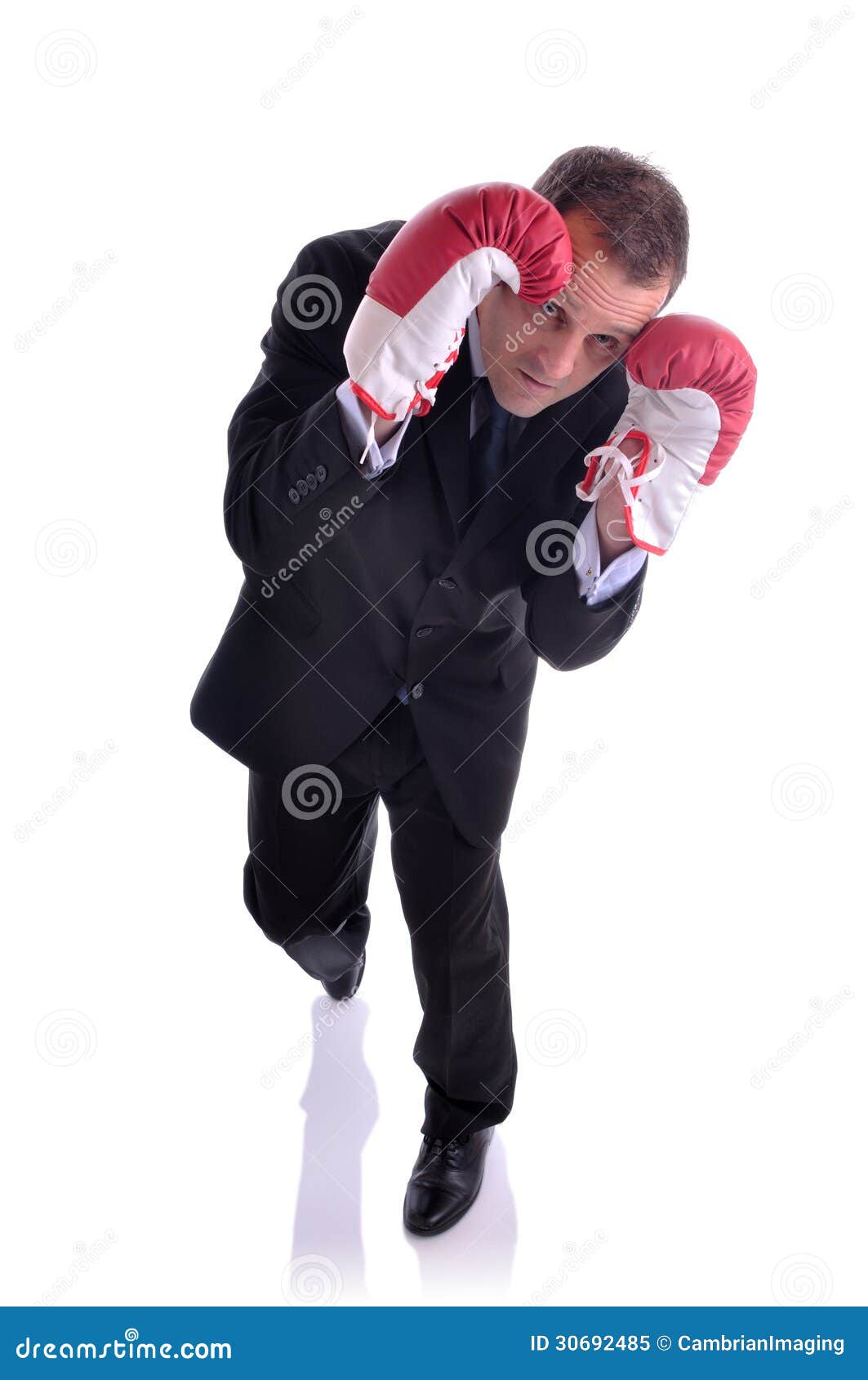 Defensive businessman stock image. Image of businessman - 30692485
