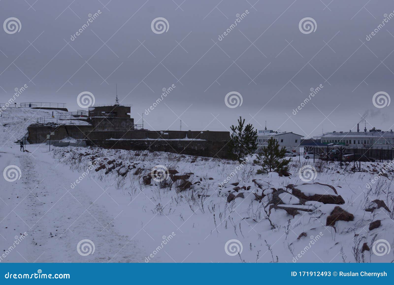 The Defensive Structure of the Last Century Was Stock Image - Image of ...