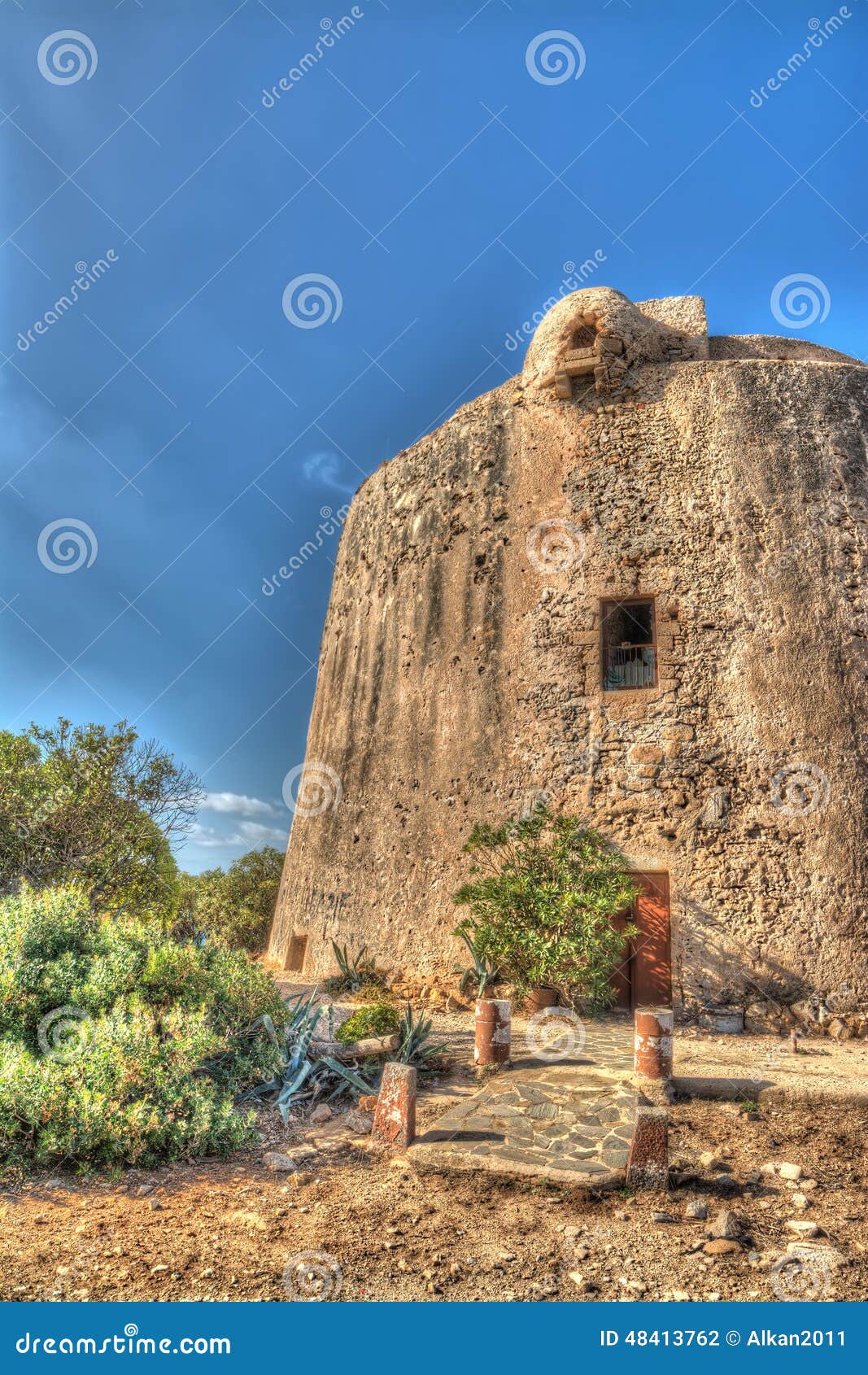 Defensive Tower With Stairs Royalty-Free Stock Photo | CartoonDealer ...