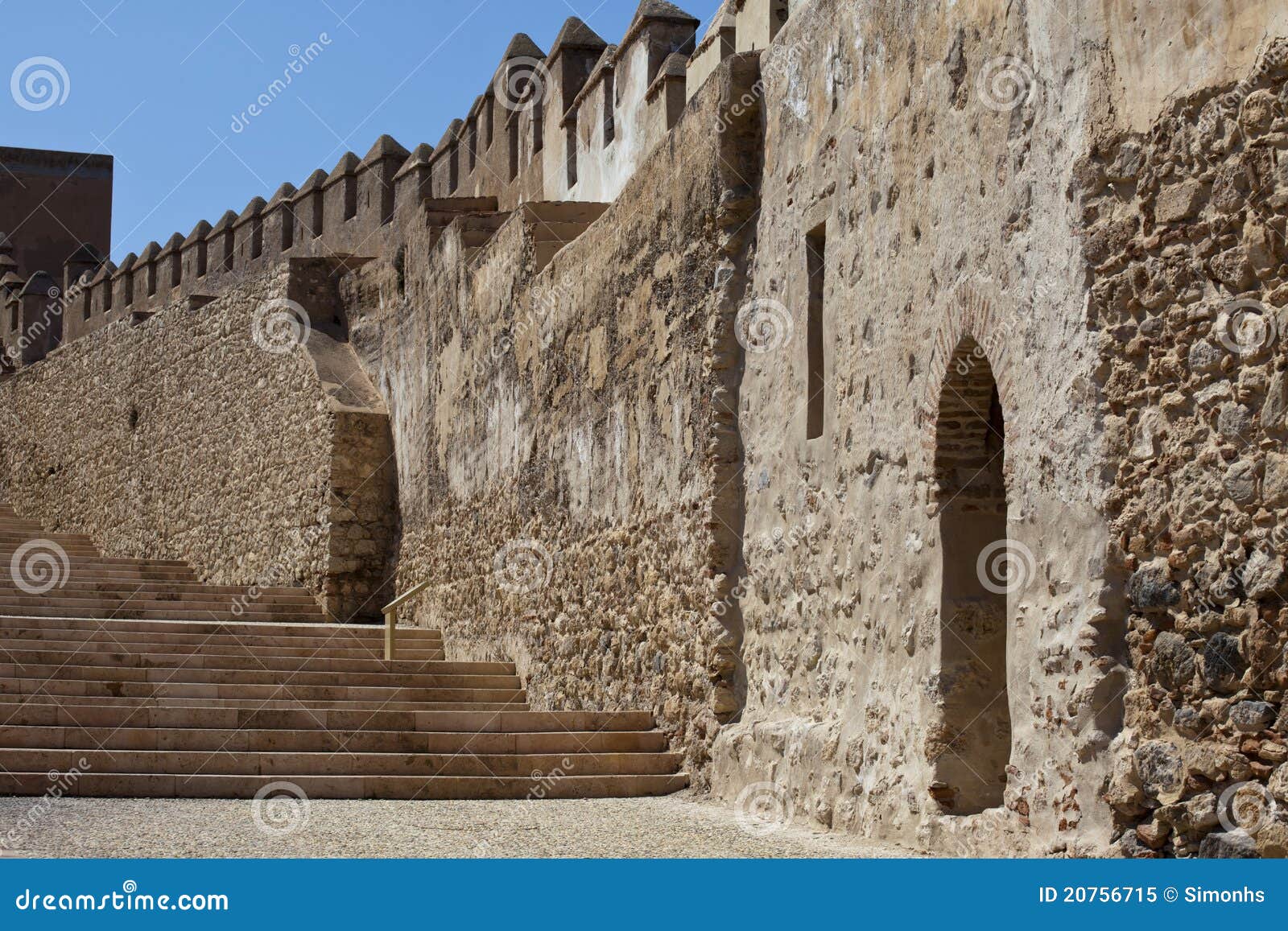 Defensive Wall stock image. Image of wall, crenelated - 20756715