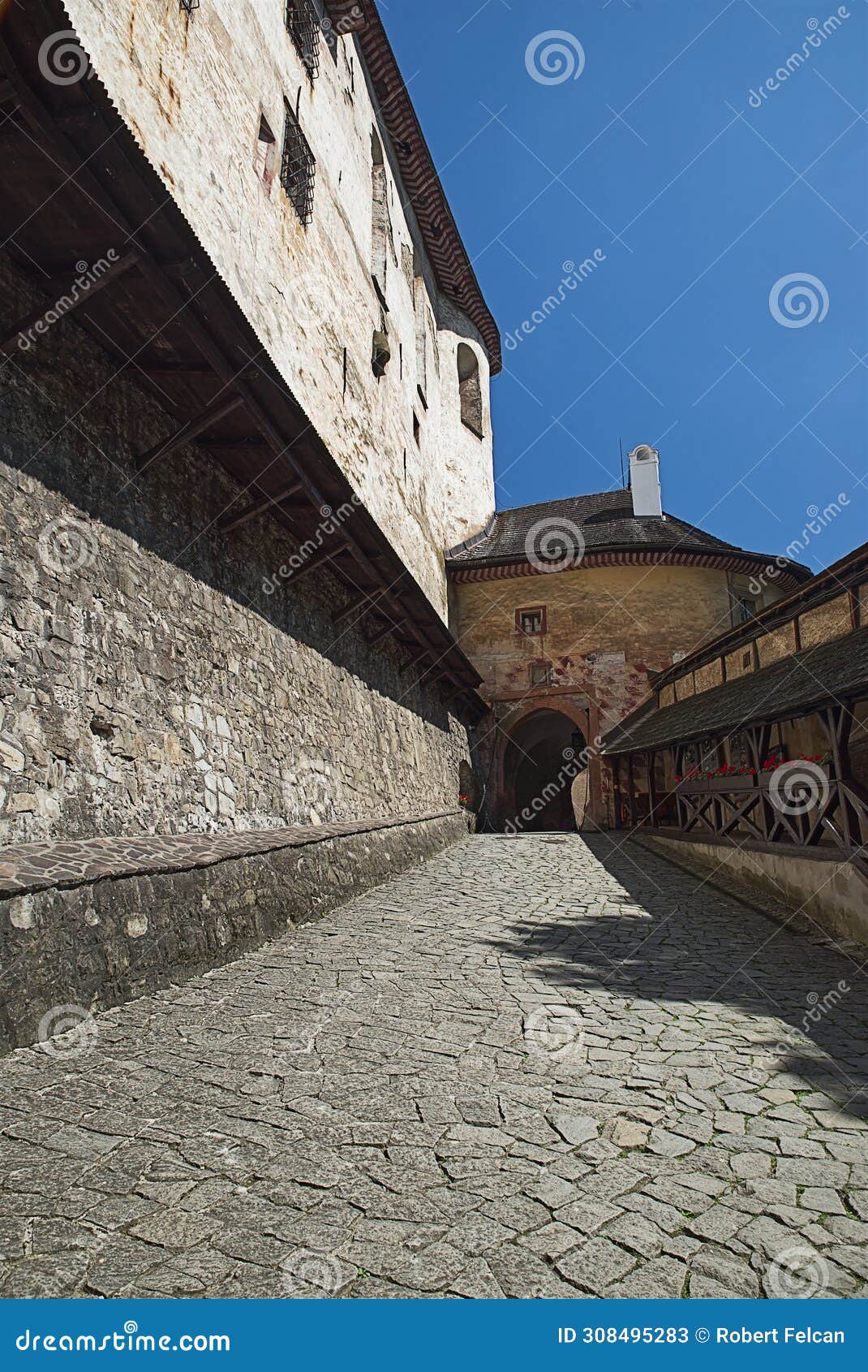 Defensive Ward between the First and Second Gateway Stock Image - Image ...