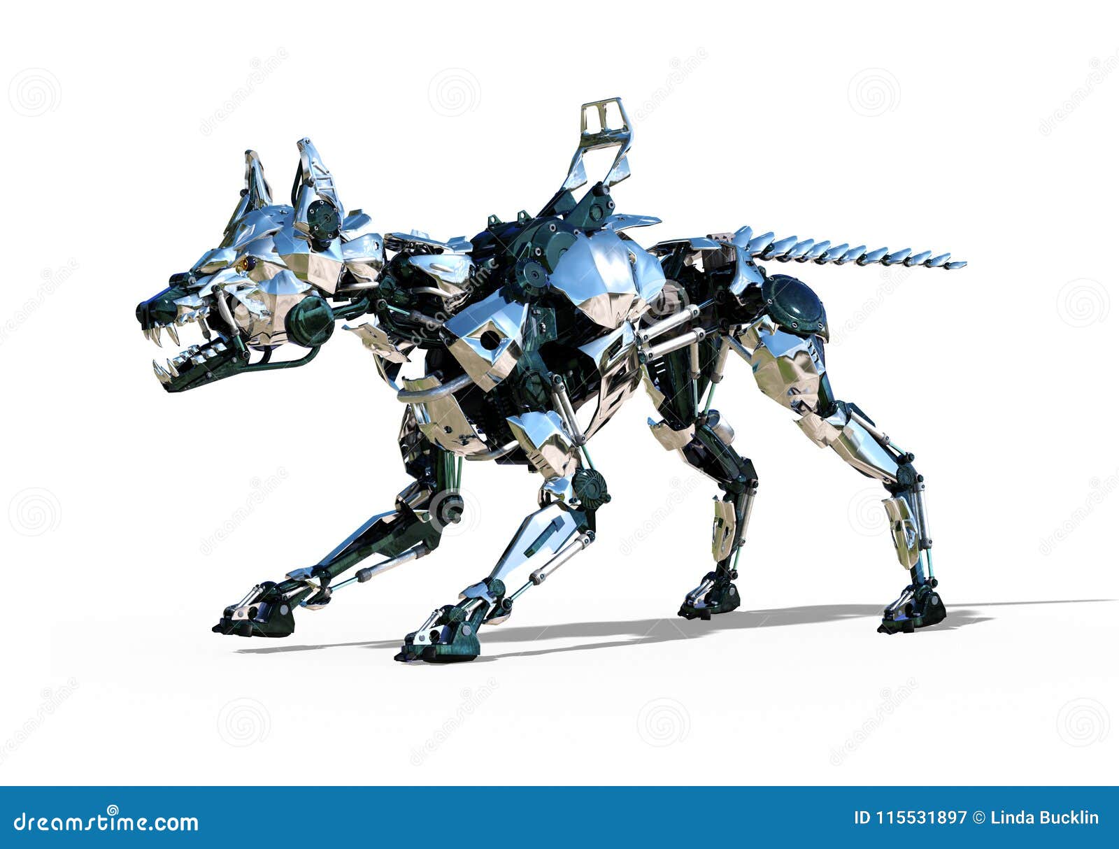 Defensor 2 de RoboDog stock de ilustración. Ilustración de fuerte ...