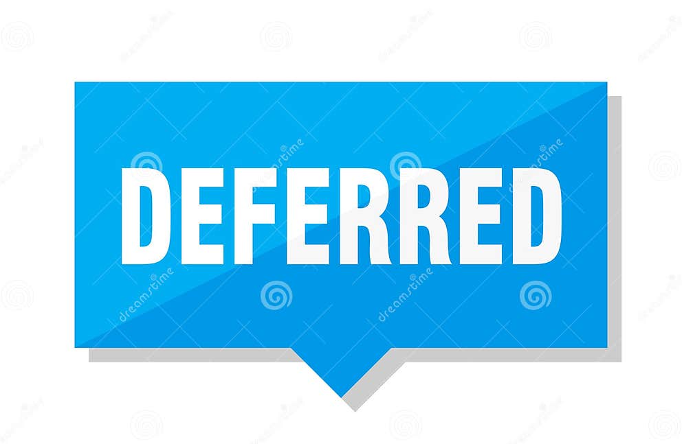 Deferred price tag stock vector. Illustration of template - 118866839