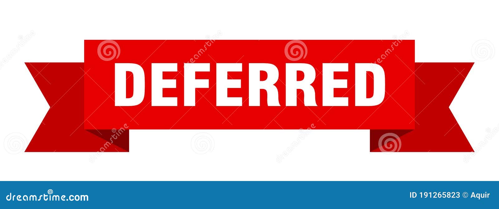 Deferred ribbon. stock vector. Illustration of element - 191265823