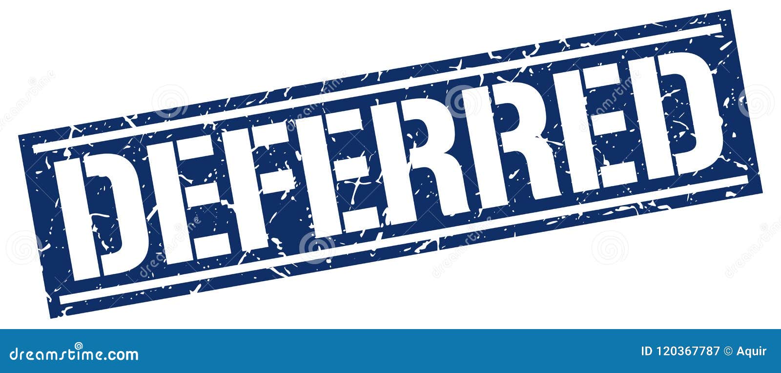 Deferred stamp stock vector. Illustration of vintage - 120367787