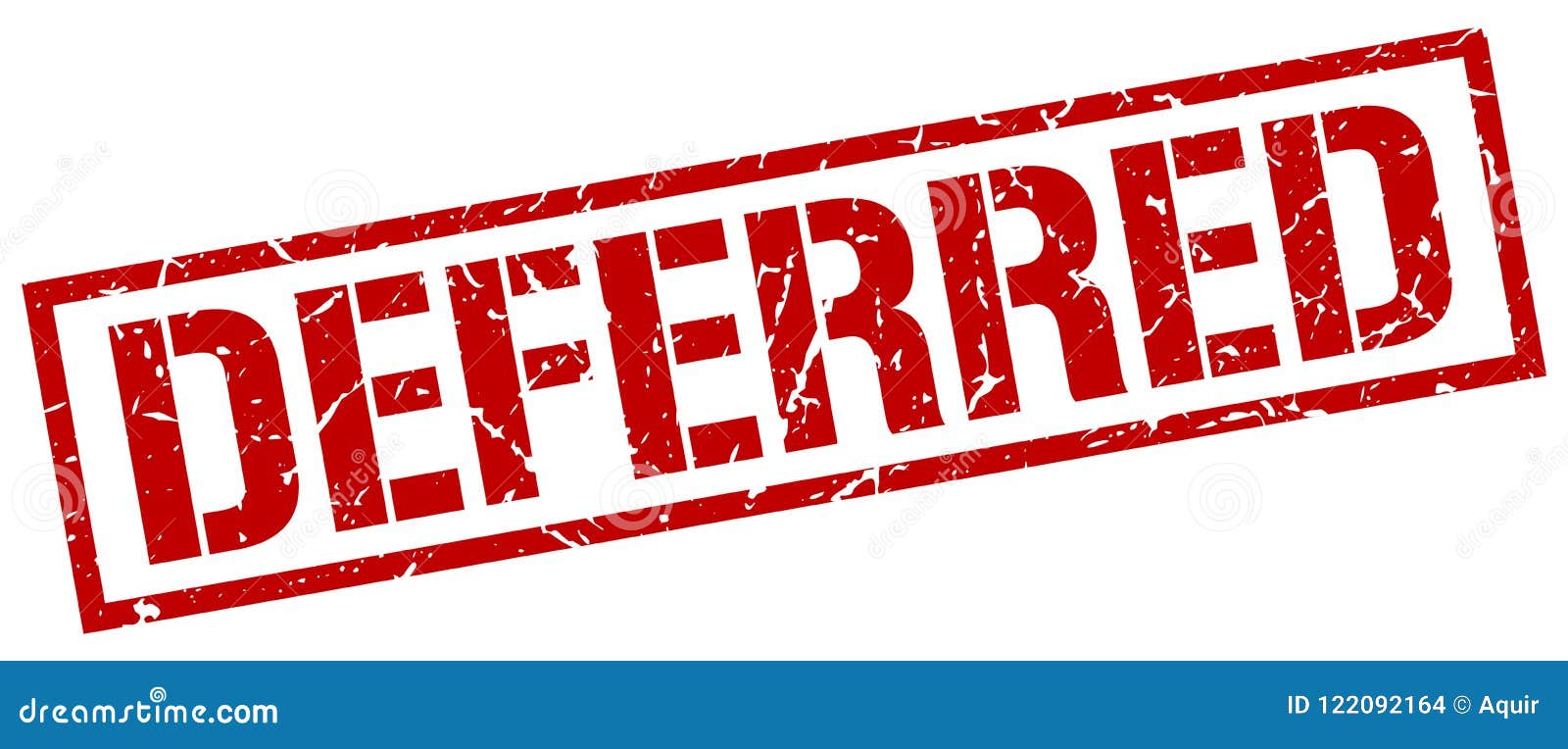 Deferred stamp stock vector. Illustration of insignia - 122092164