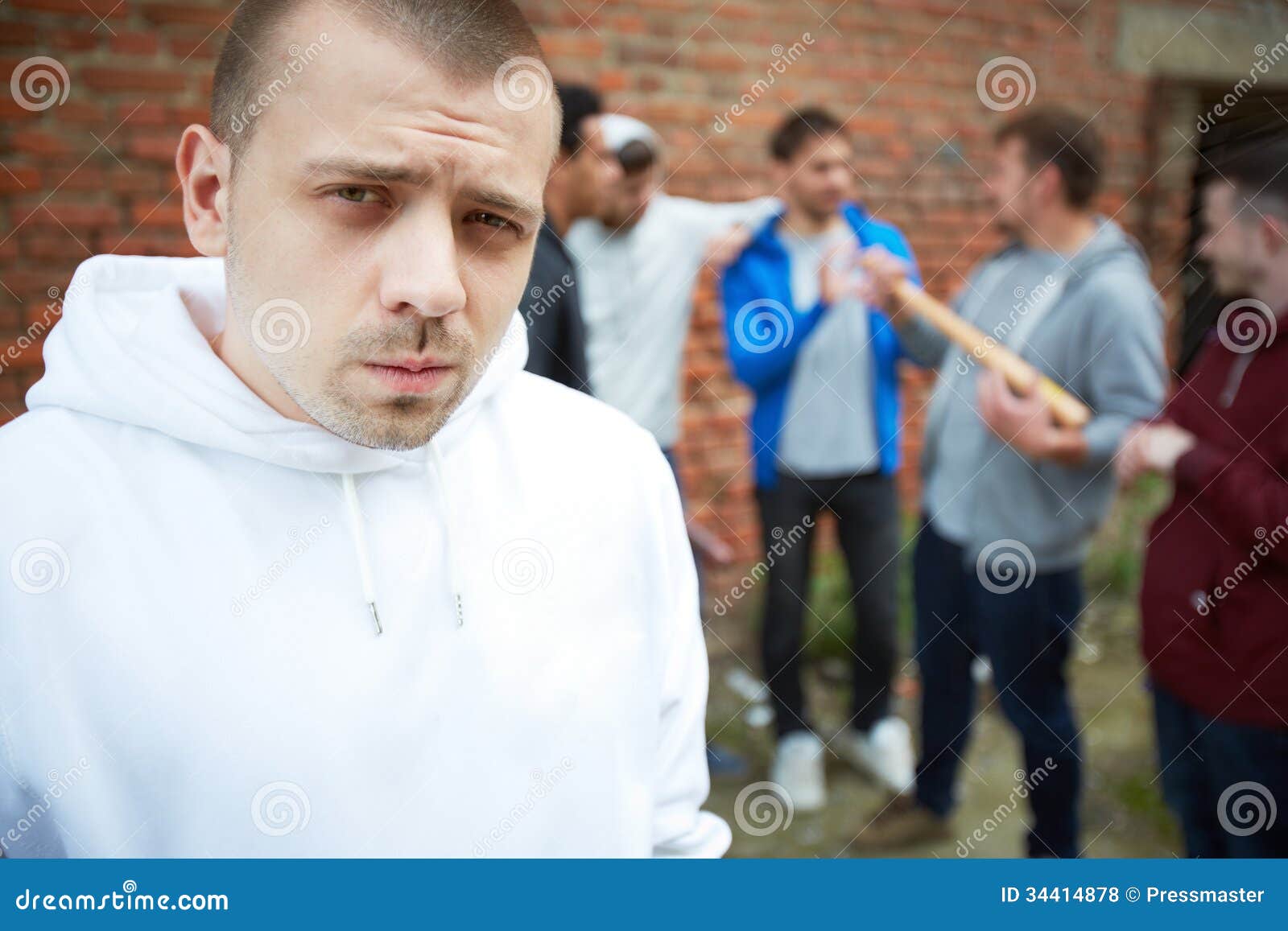 Defiance stock photo. Image of dude, adult, hooligan - 34414878