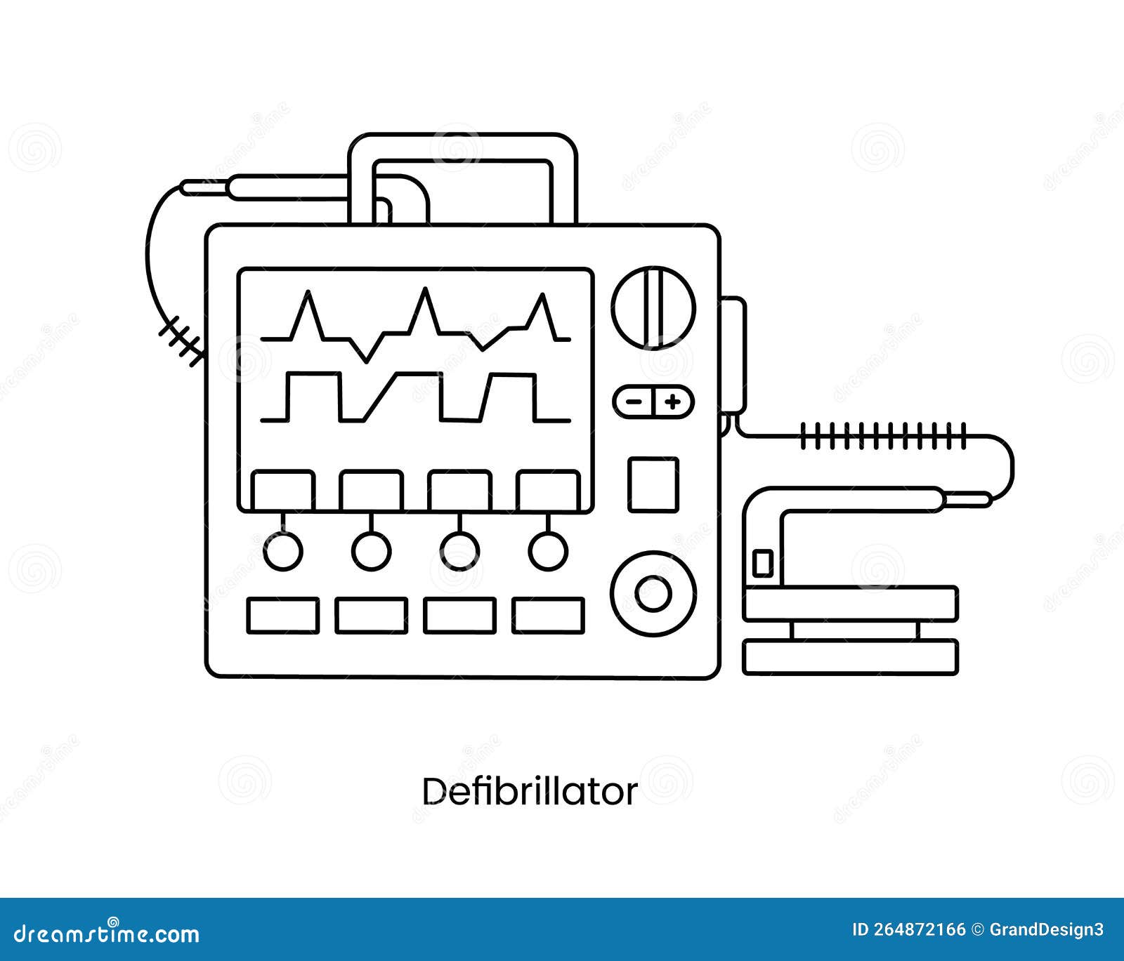 Resuscitation Defibrillator Icon Simple Vector. First Aid Help ...