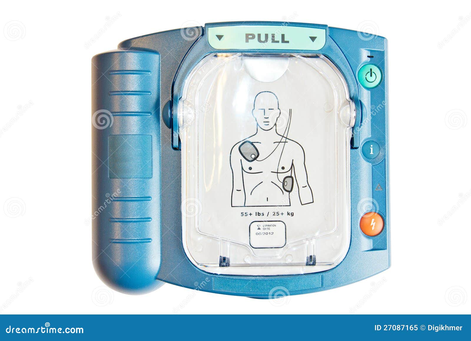 Defibrillator Ou AED Externo Automatizado Imagem de Stock - Imagem de ...
