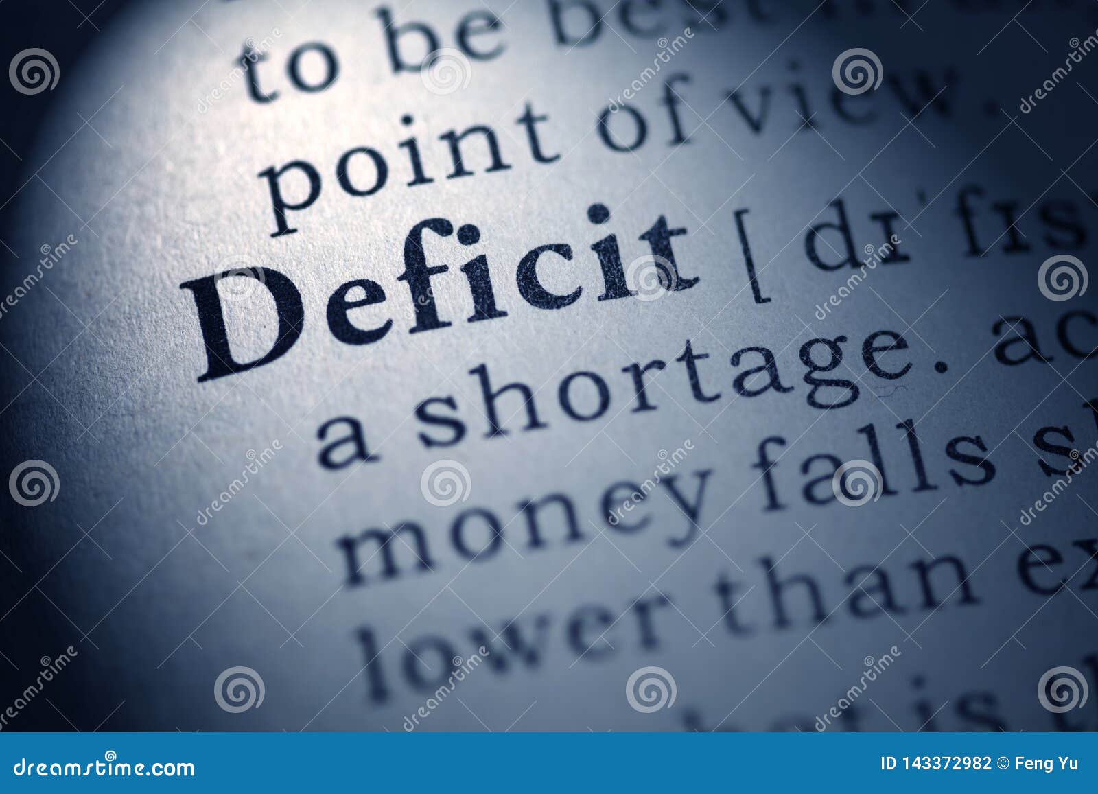 Deficit Word Block Royalty-Free Stock Photography | CartoonDealer.com ...