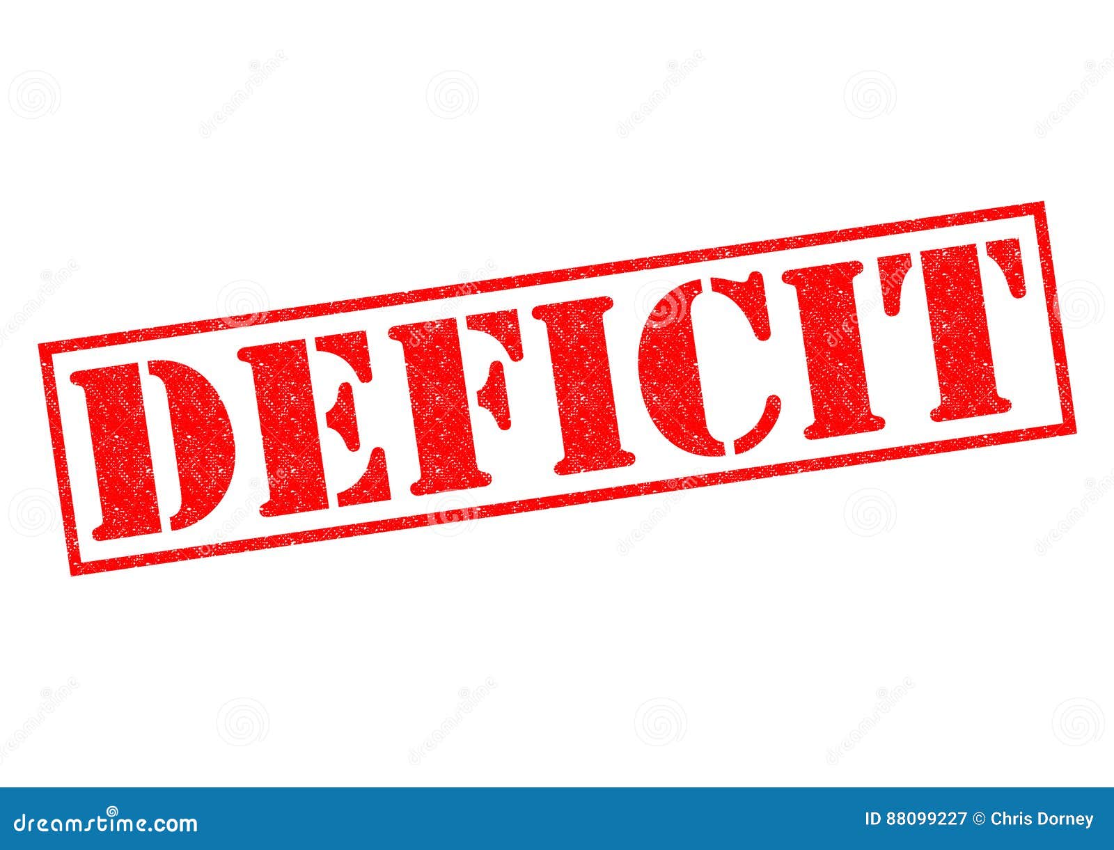 DEFICIT stock illustration. Illustration of recession - 88099227