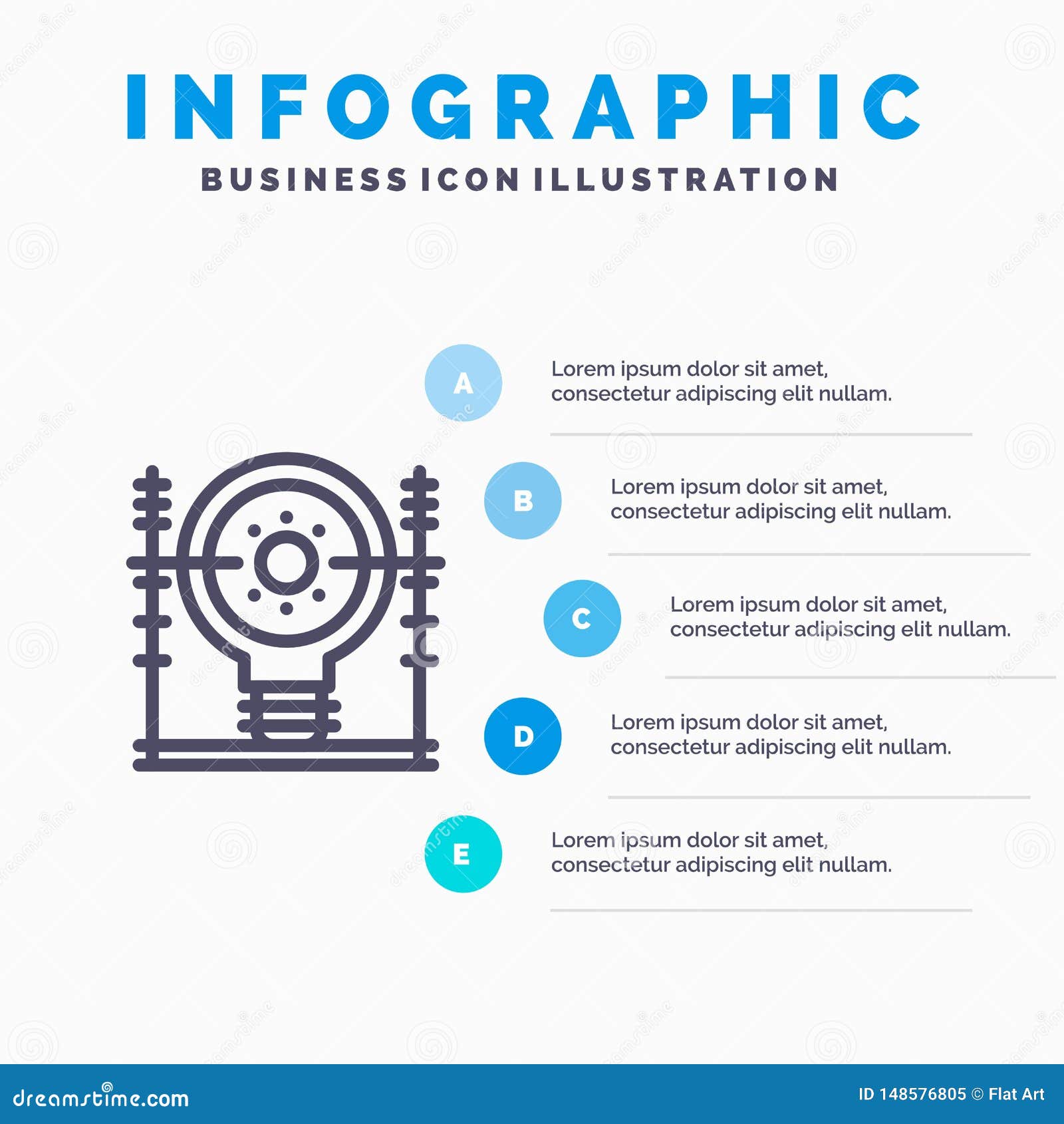 Define, Energy, Engineering, Generation, Power Line Icon With 5 Steps ...