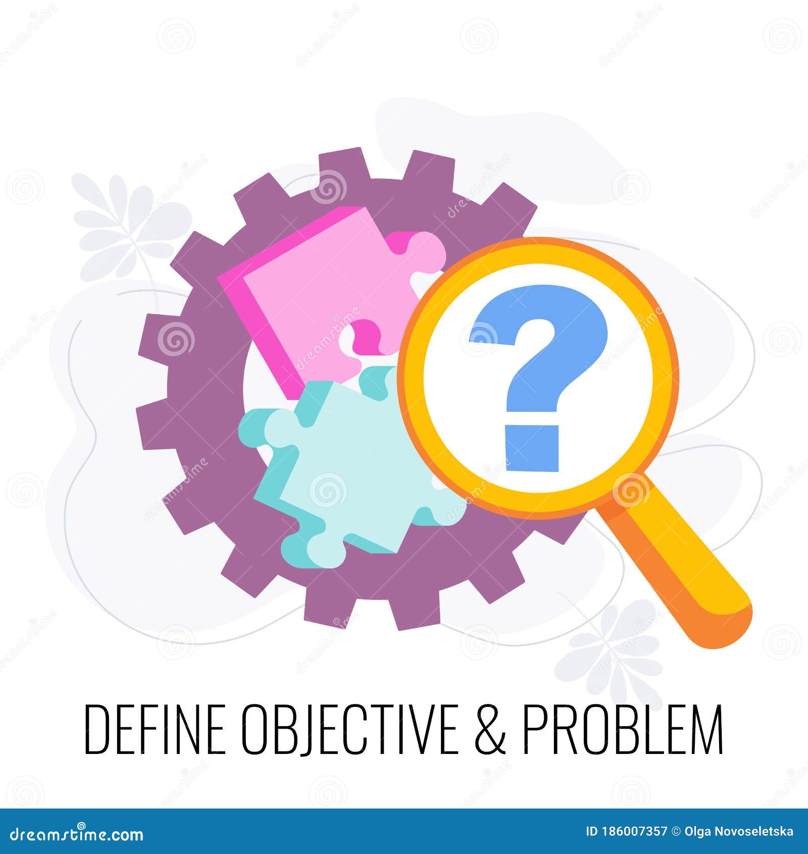 Define The Problem Concept. Problem Solving Process Cartoon Vector ... Define The Problem Concept. Problem Solving Process Cartoon Vector ...