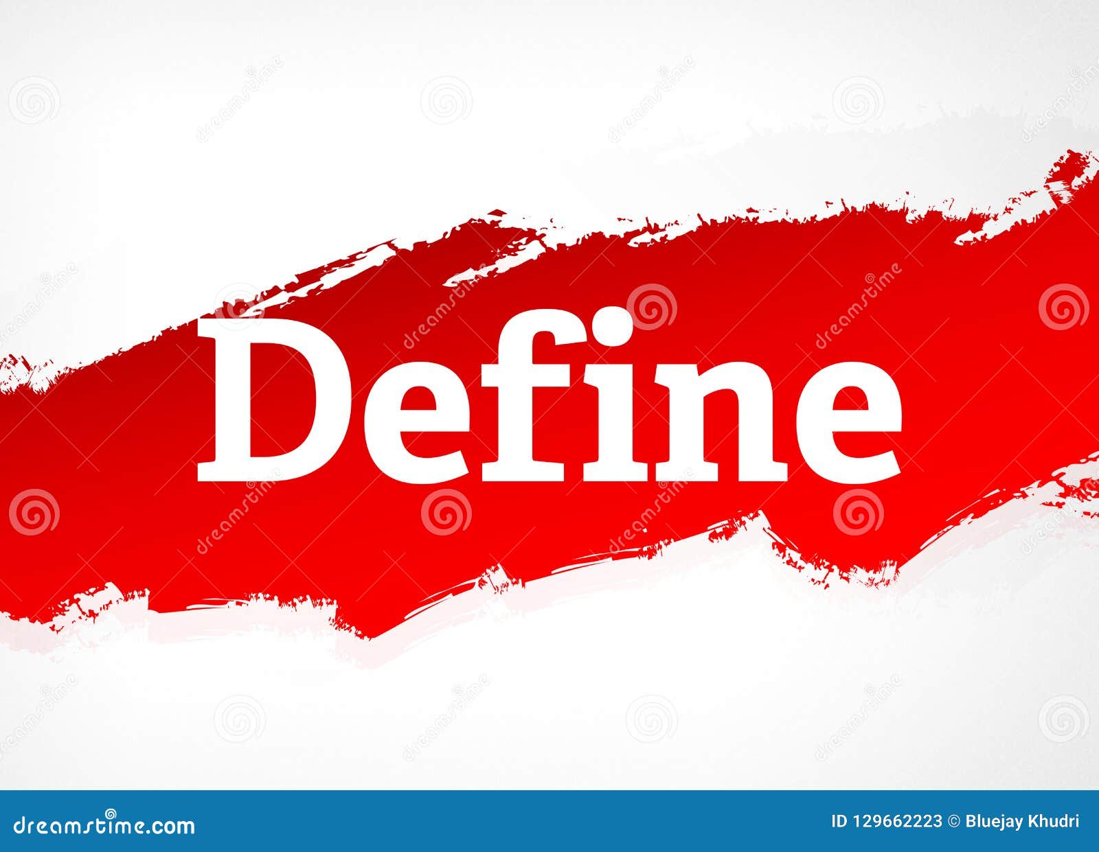 Define Red Brush Abstract Background Illustration Stock Illustration ...