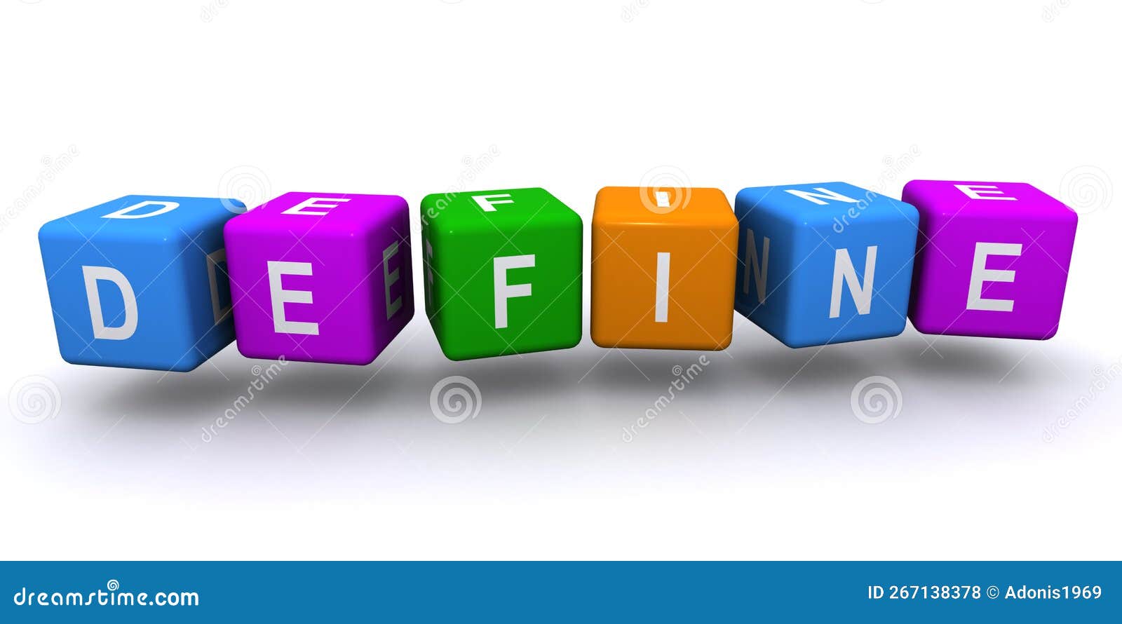 Define Word Block Royalty-Free Stock Photo | CartoonDealer.com #181475007