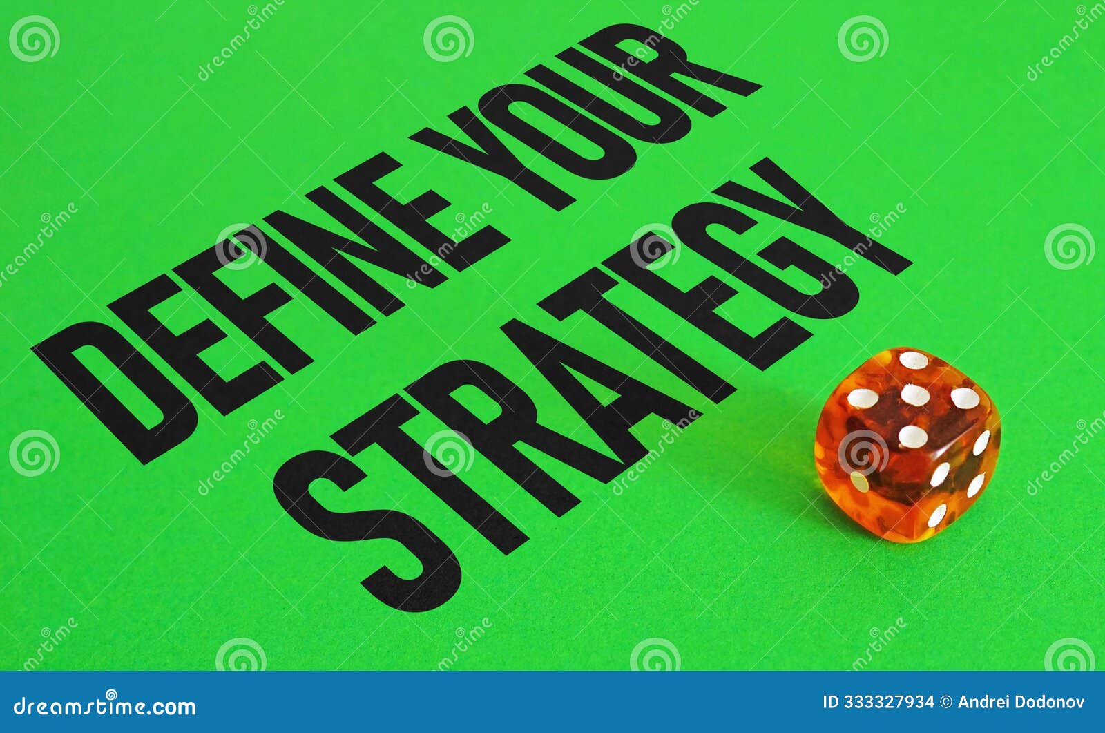Define Your Strategy is Shown Using the Text Stock Photo - Image of ...
