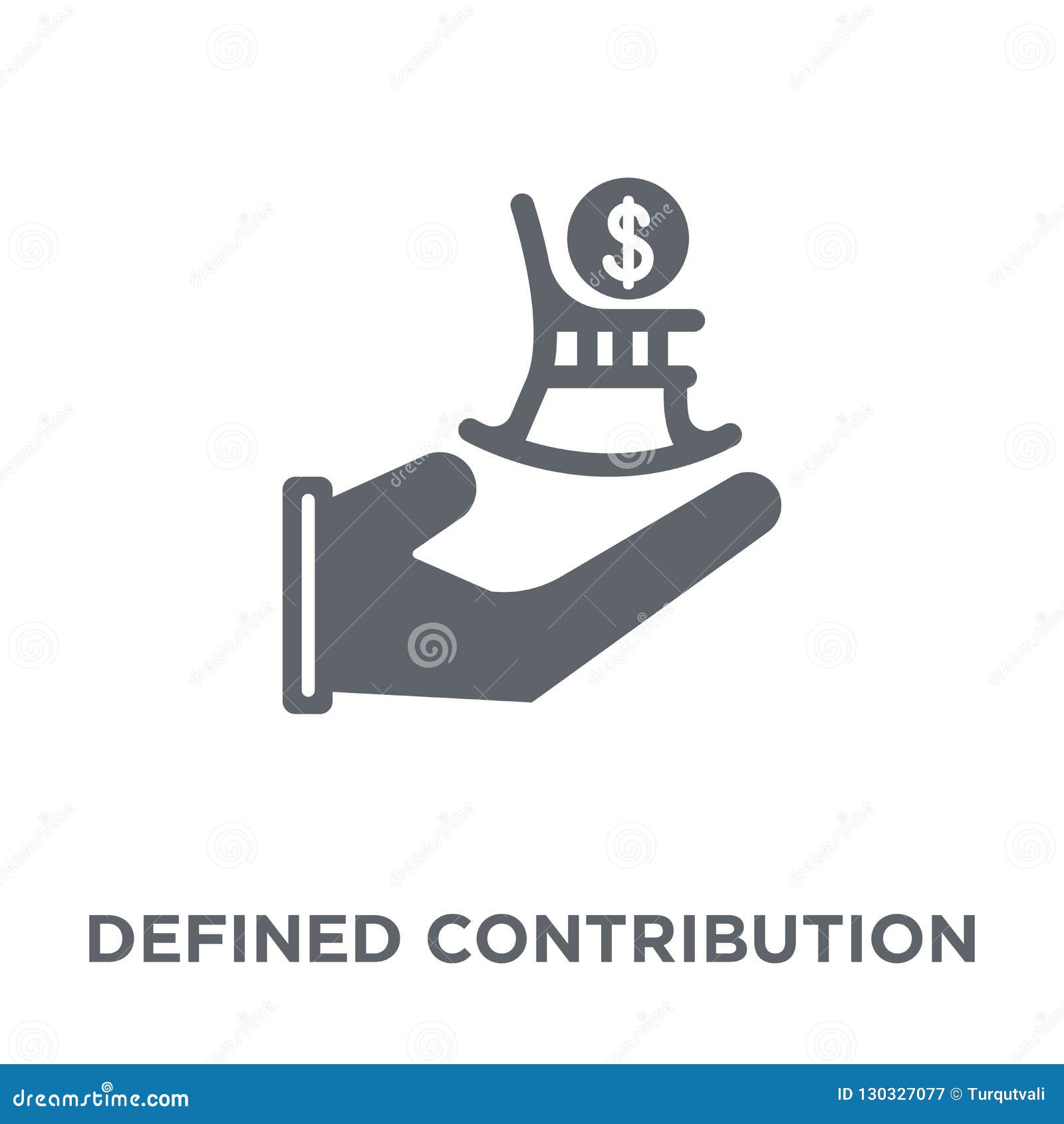 Defined Contribution Pension Linear Icon. Modern Outline Defined Vector ...