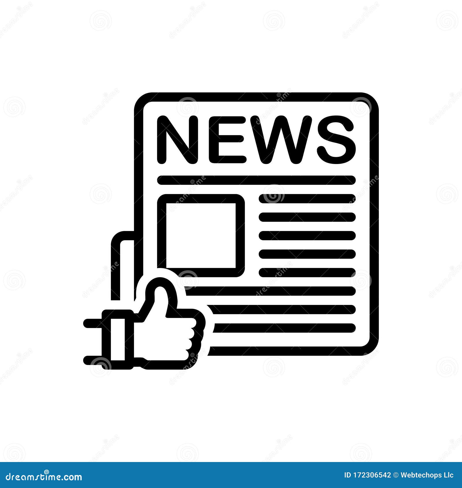 Black Line Icon for Definitely, Certainly and Surely Stock Vector ...