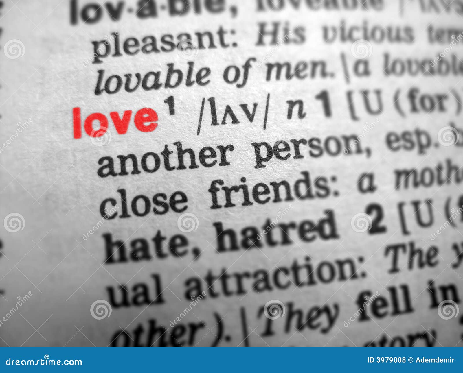 Definitie Van Liefde - Rood Stock Foto - Image of zwart, beschrijving ...