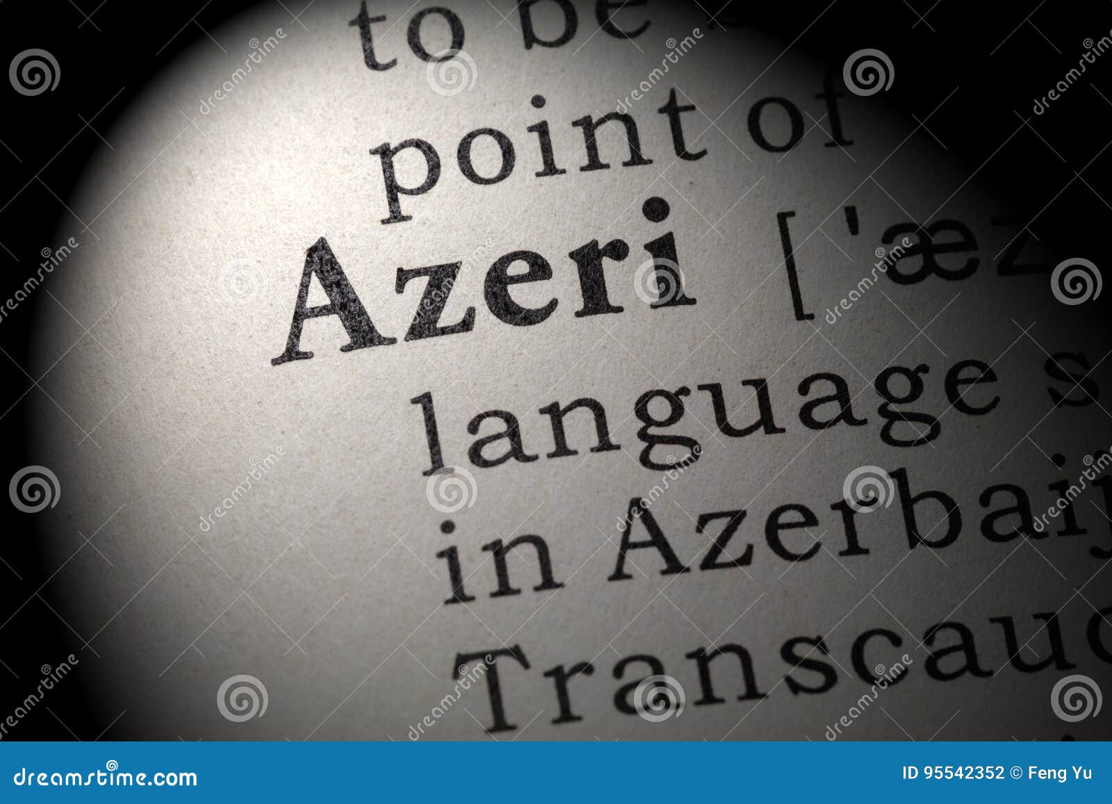 Definition of Azeri stock photo. Image of concept, page - 95542352