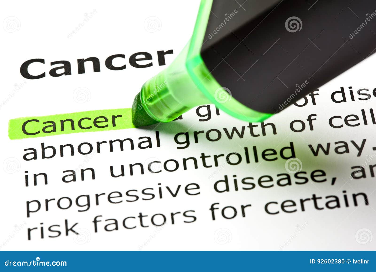 Definition of Cancer stock photo. Image of aware, campaign - 92602380