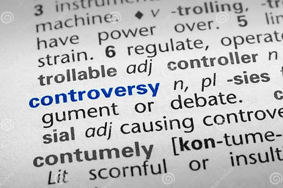 Definition of Controversy stock photo. Image of words - 9567938