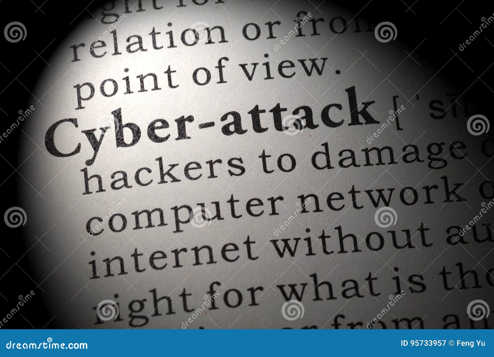 Definition of cyber-attack stock image. Image of book - 95733957 Definition of cyber-attack stock image. Image of book - 95733957