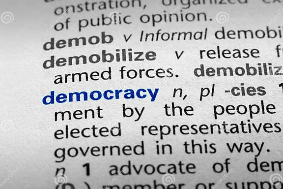 Definition of Democracy stock photo. Image of dictionaries - 9567780