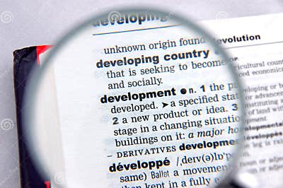 Definition of development stock image. Image of emphasis - 958197